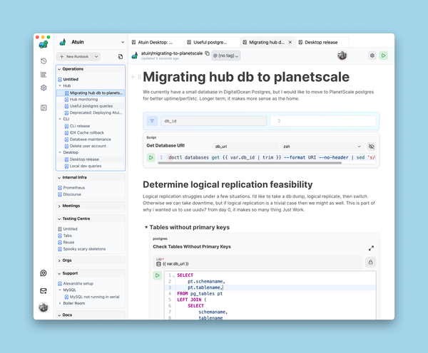 Atuin Desktop: Runbooks that Run — Now Open Source